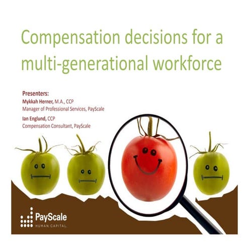 Compensation Strategies for a Multigenerational Workforce | PPT