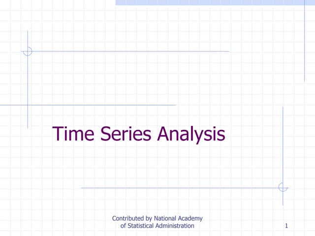 Time Series Analysis And Forecasting Ppt