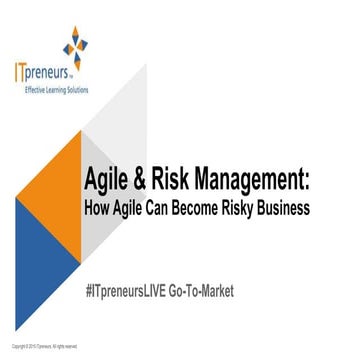 Risk Management in an Agile Environment | PDF