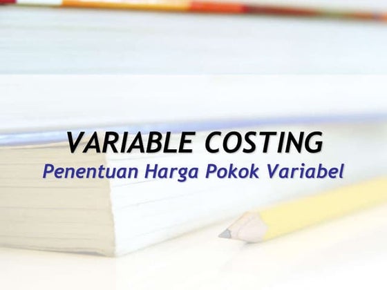 Sistem biaya taksiran | PPTX