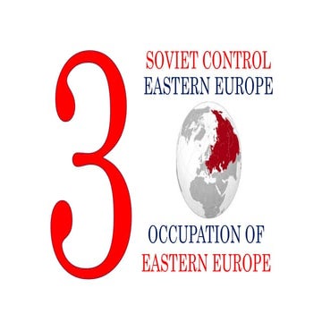 03. SOVIET CONTROL OF EASTERN EUROPE: Country by country takeover | PPTX