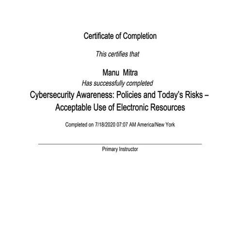 03. Cybersecurity Awareness | PDF