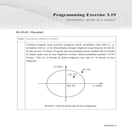 03.19. Menentukan Hubungan Titik Dengan Lingkaran Menggunakan Bahasa ...