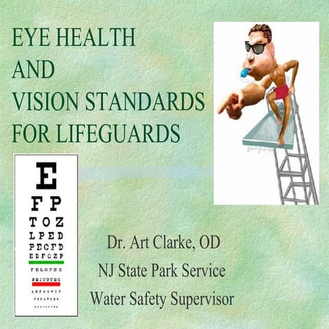Eye health and vision standards for lifeguards | PPS