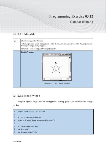 02.14. Luas Segitiga Menggunakan Bahasa Pemrograman Python | PDF