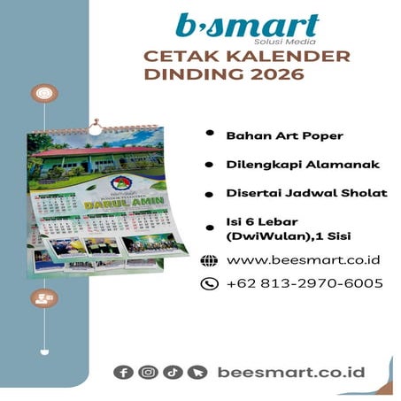 Percetakan Kalender Termurah Kota Sorong | PDF
