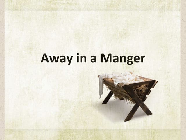 Manger Powerpoint Background