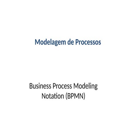 Business Process Management Notation Introduction | PPT