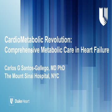 Cardiometabolic Revolution: Comprehensive Metabolic Care in Heart ...