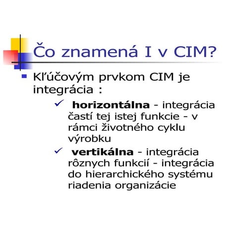 03 Cim Integ | PPT