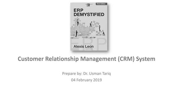 Customer Relationship management (CRM) | PPTX | Business | Business and Finance