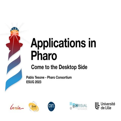 Applications in Pharo | PPT