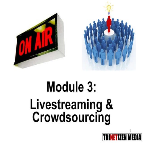 Module 03. Livestreaming | PPT