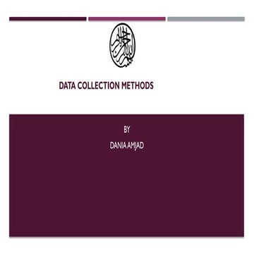 Methods of Population Data Collection-dania | PPT