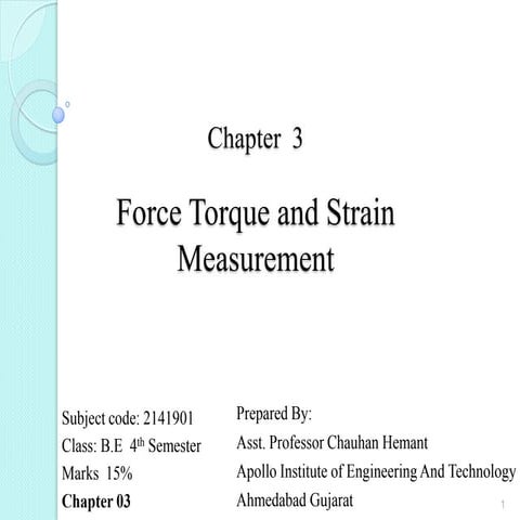 force measurement in mechanical measurement and metrology | PDF