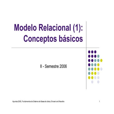 03 Modelo Relacional | PDF
