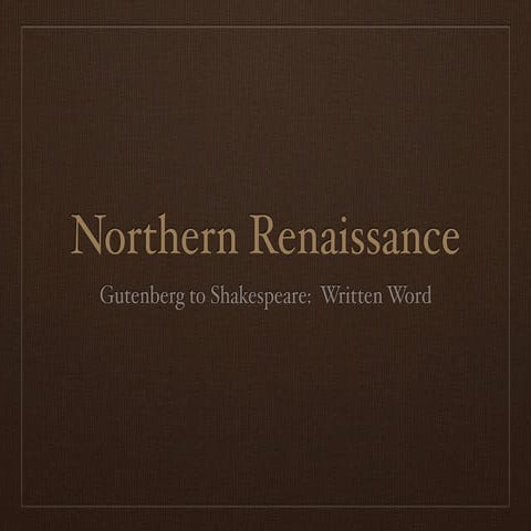 Northern Renaissance | PPT