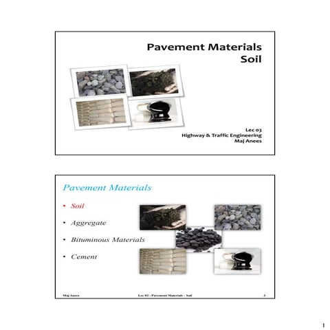 03 pavement materials - soil | PDF
