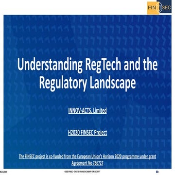 03 regulatory landscape®tech | PDF