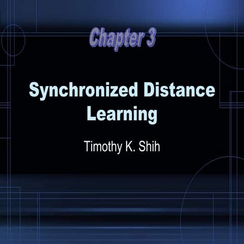 03 synchronized distance learning | PPT