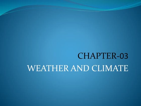 Science - 6th Grade_ Weather & Climate .pptx | Geography | Science