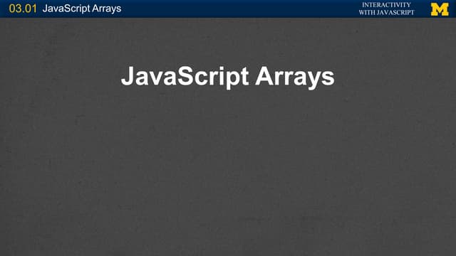Javascript Arrays related PowerPoint slide set | PDF Javascript Arrays related PowerPoint slide set | PDF