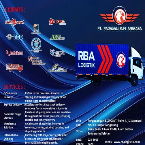 Rajawali Bumi Angkasa disingkat RBA LOGISTIK | PPTX