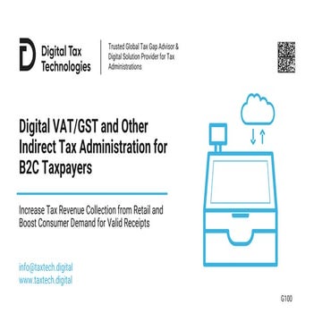 Digital VAT/GST and Other Indirect Tax Administration for B2C Taxpayers ...
