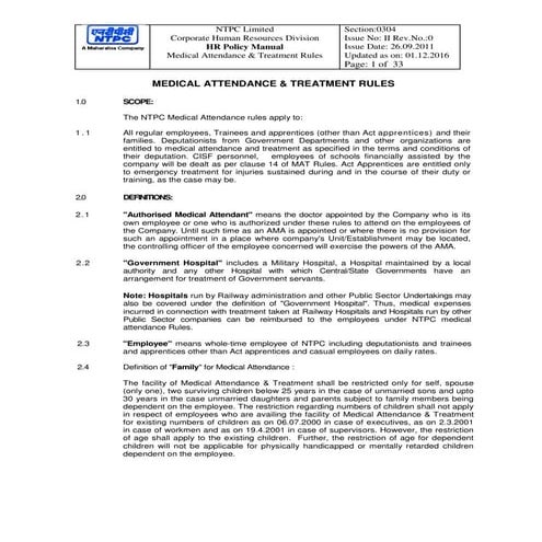 0304 medical attendance-n_treatment_rules | PDF