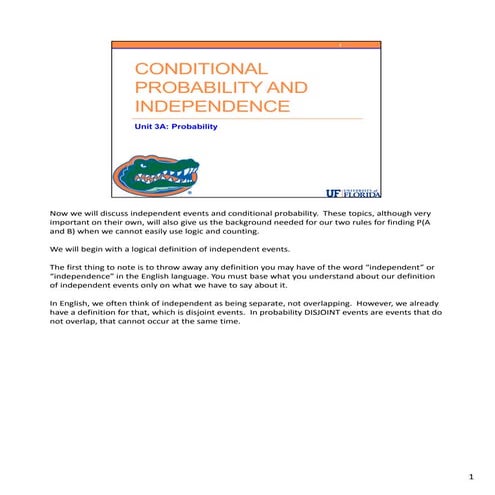 0304 unit-3 a-conditional-probability-and-independence | PDF | Diabetes ...