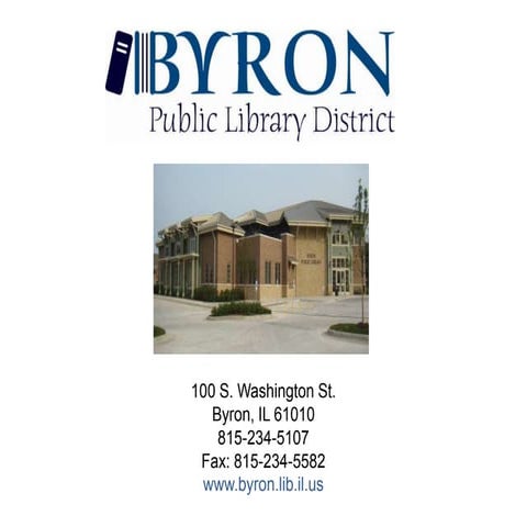 Byron Public Library 03-08-10 | PPSX | Parenting Babies and Toddlers ...