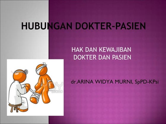 Hubungan Hukum Dokter dengan Pasien.pptx