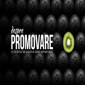 Mediul de Afaceri - Despre Promovare | PPTX