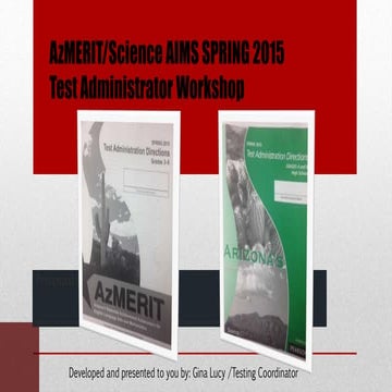 AzMERIT test training 2015 | PPT