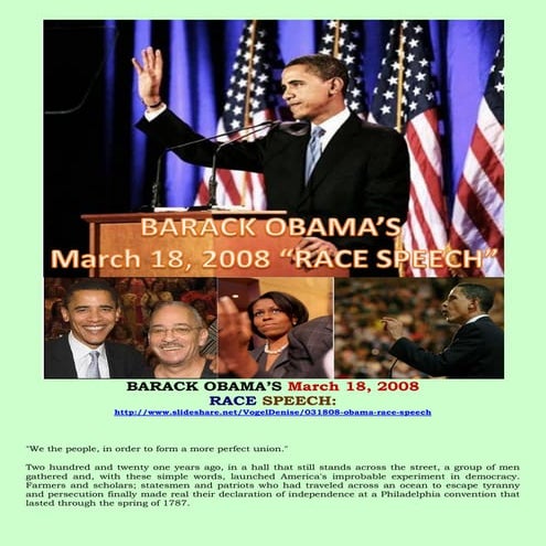 Analysing Obamas Victory Speech | DOC