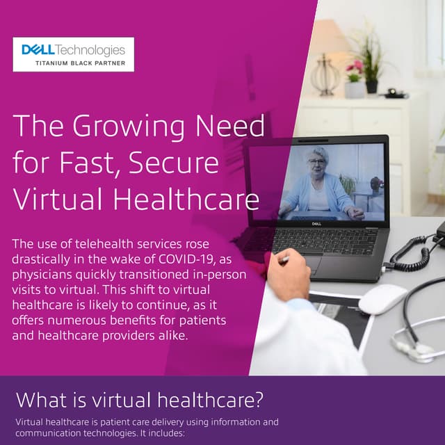 Infographic | The Growing Need for Fast, Secure Telehealth | PDF