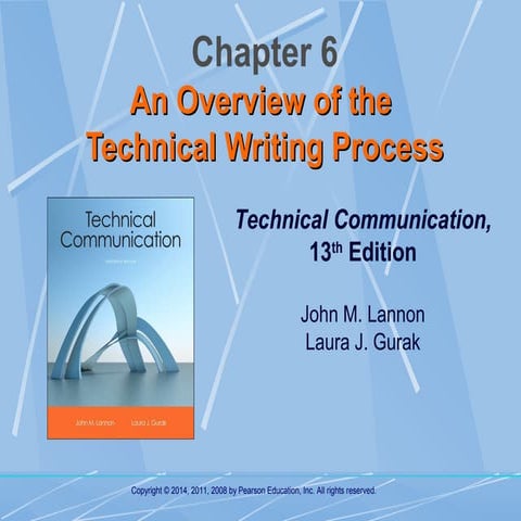 Chapter 6: An Overview of the Technical Writing Process | PPT