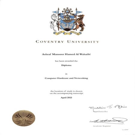 coventry university ASH | PDF