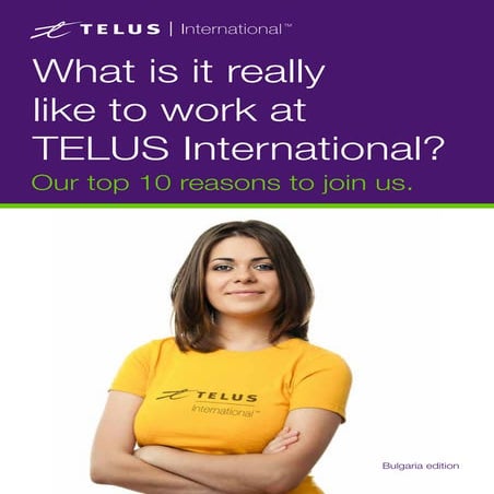 What is it really like to work at TELUS International Europe | PDF