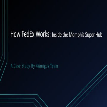How FedEx Works | PPTX