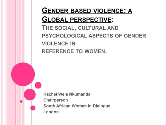 Module 2: Defining Gender-based Violence (GBV) | PPT