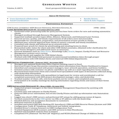 Georgeann Wooten Nov Resume | PDF