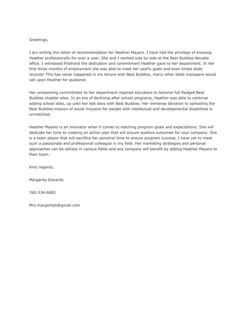 MSI Recommendation Letter-Bob | PDF