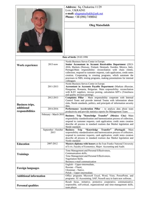Resume (1) | PDF