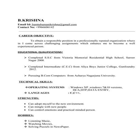 krish resume (2) | DOC