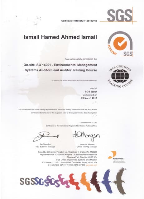 QM Certificate | PPT