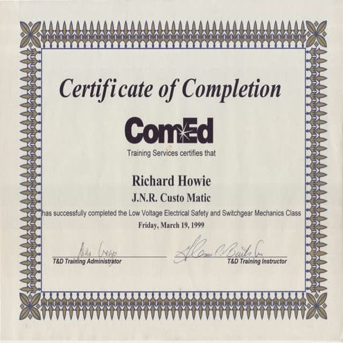 COMED Electrical Safety & Switchgear.PDF | Power and Energy Industry ...