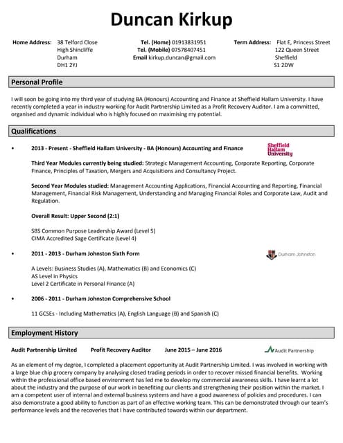 Pete atkinson CV | DOC