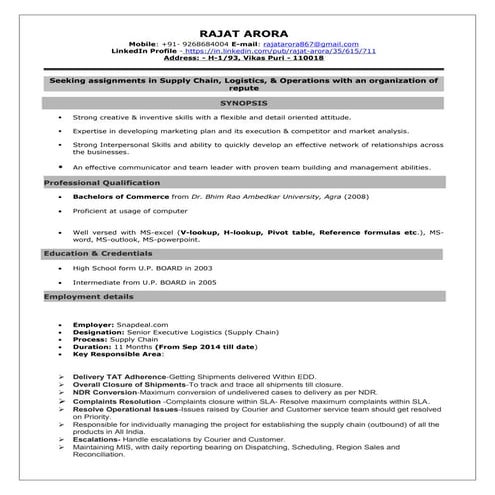 Jawad's Resume | DOCX