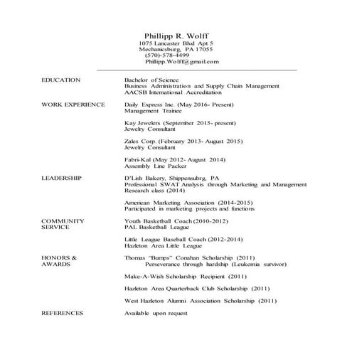 Adam Castro Resume | PDF